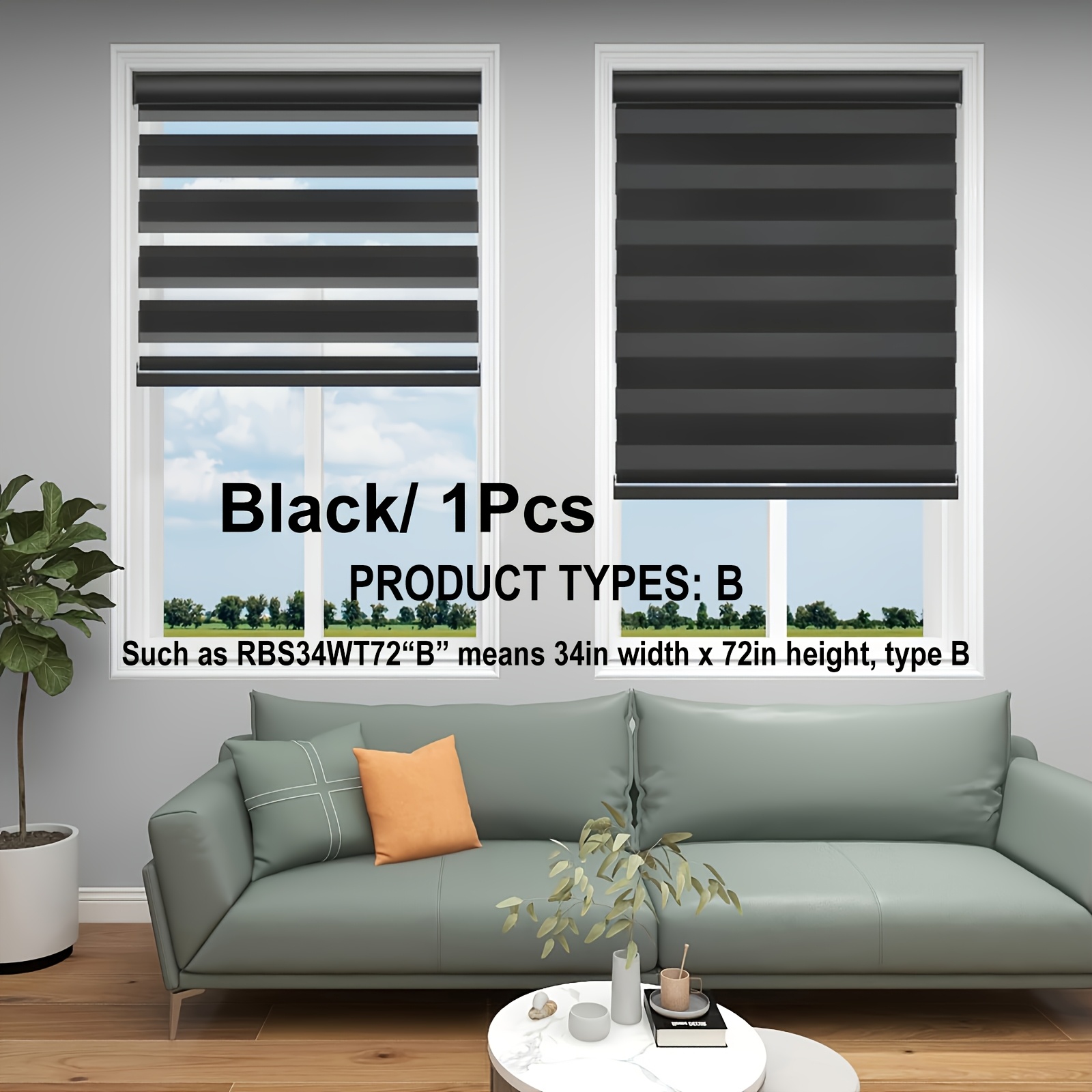 window roller blinds sold on Temu United States