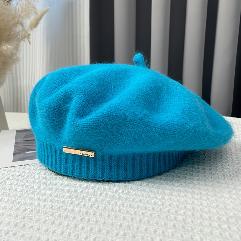 knit beret sold on Temu Republic of Korea