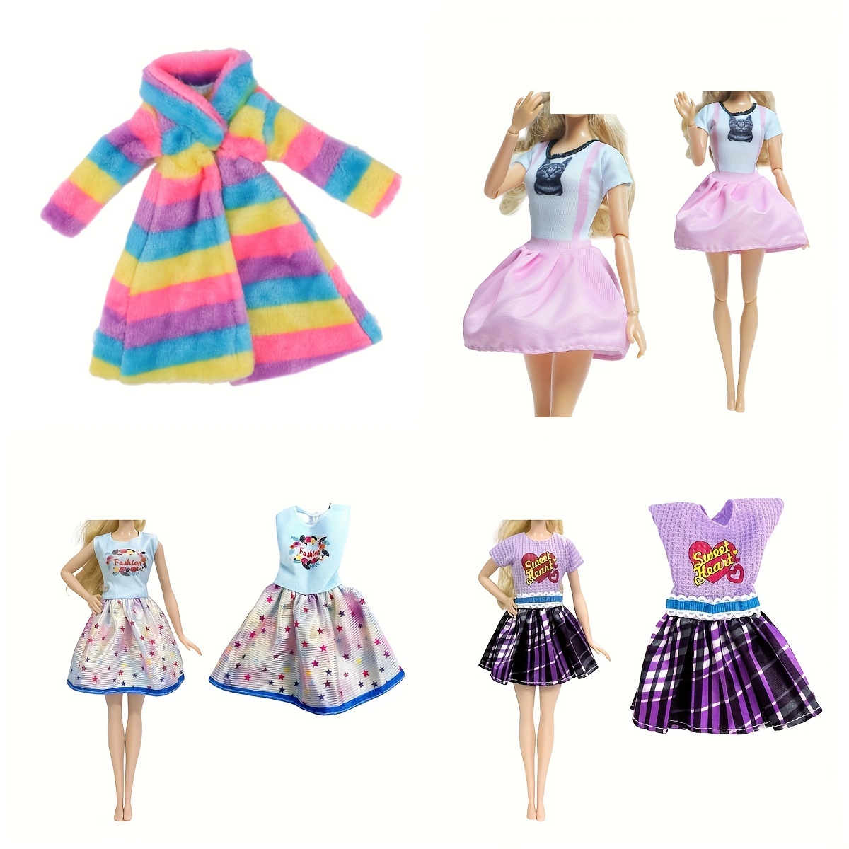 doll clothes sold on Temu United States