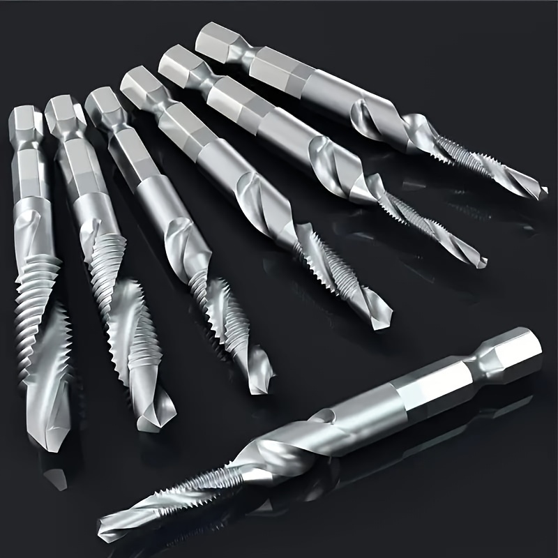 Extended Length Drill Tap Set Titanium coated Hex Shank - Temu Philippines