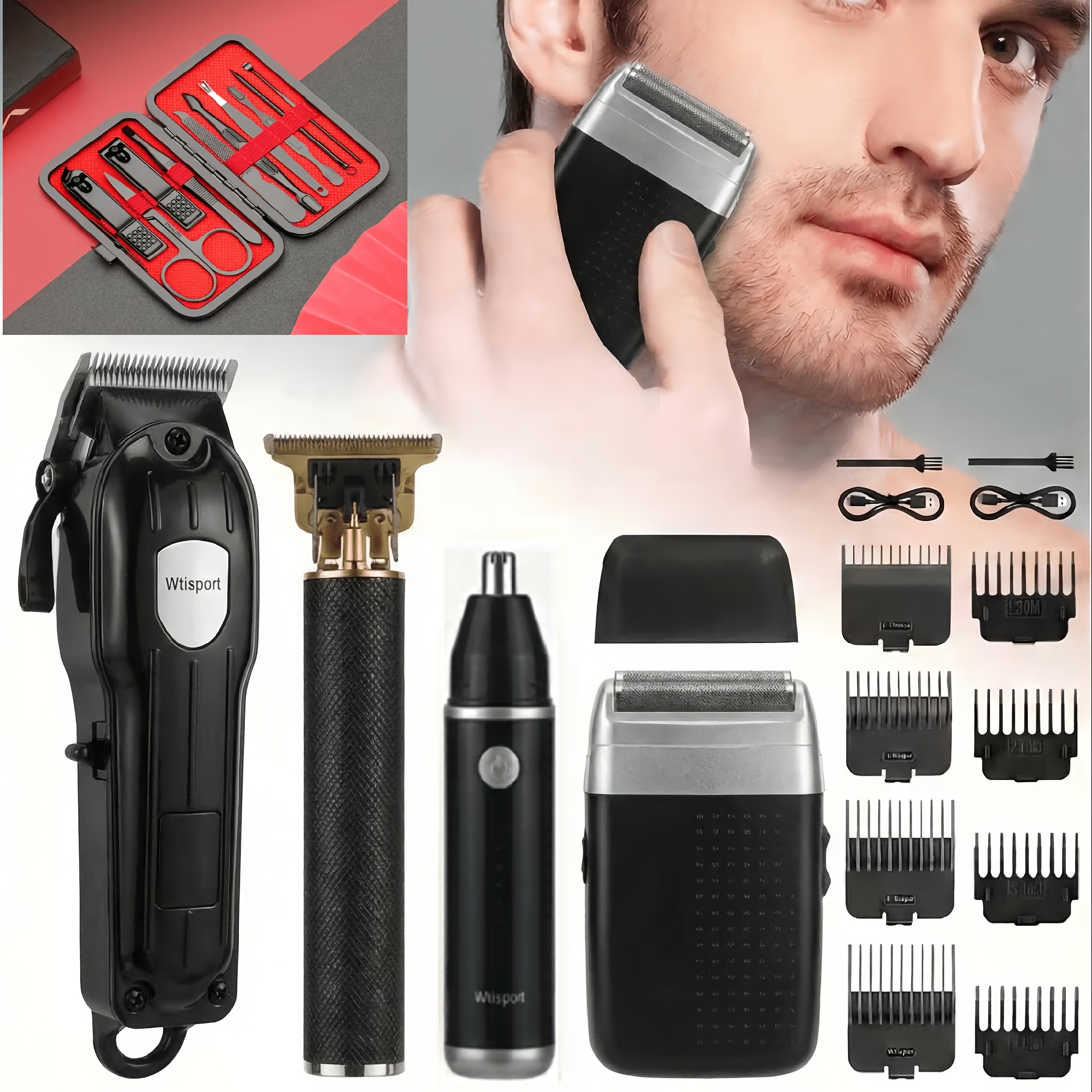beard trimmers for men sold on Temu United States