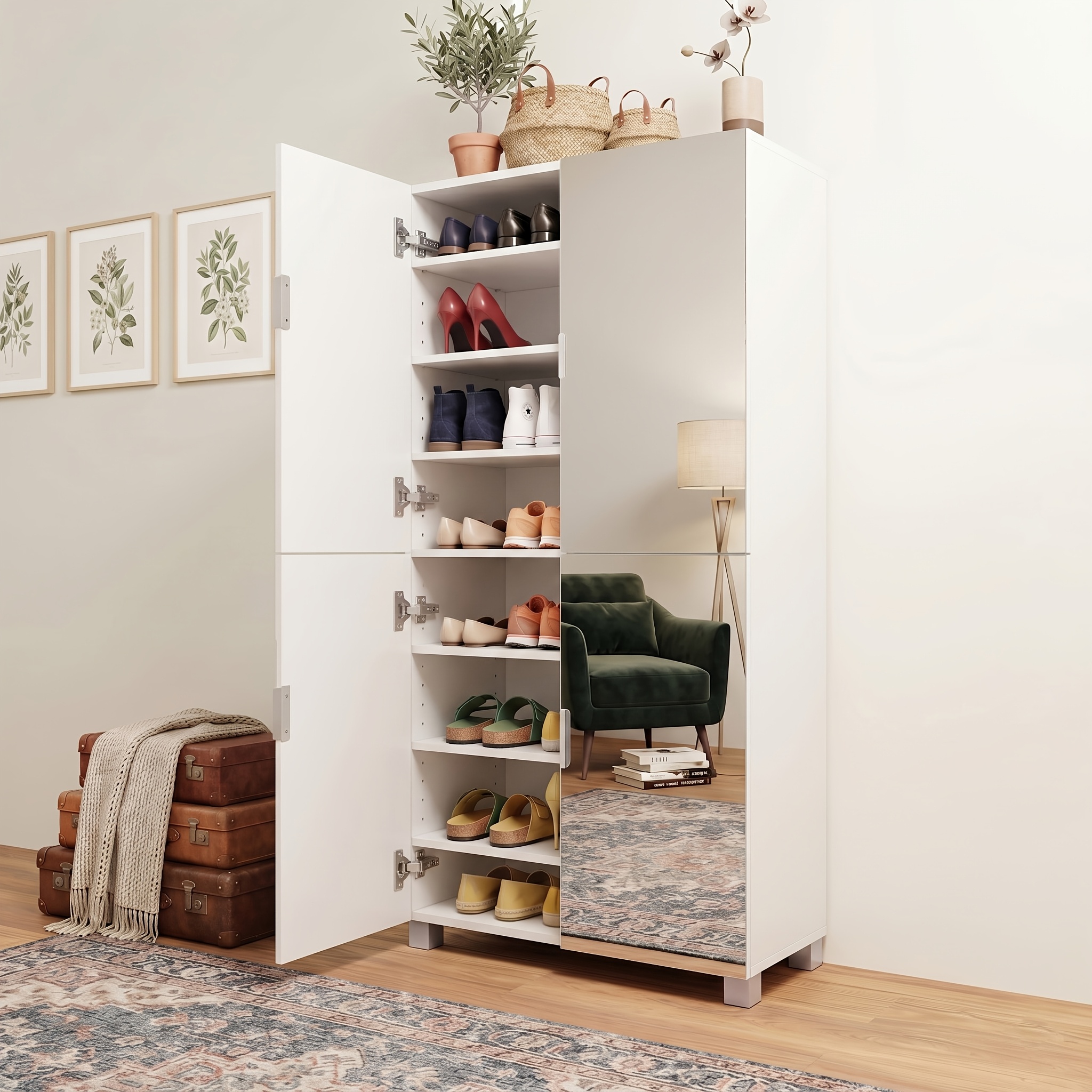 shoe cabinet modern sold on Temu United States