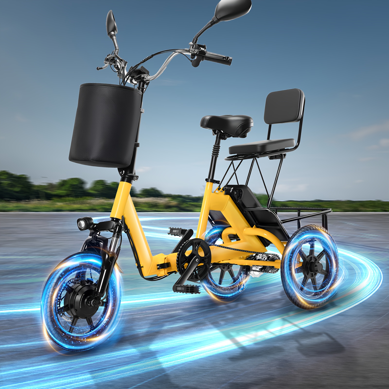 electric adult tricycle sold on Temu United States
