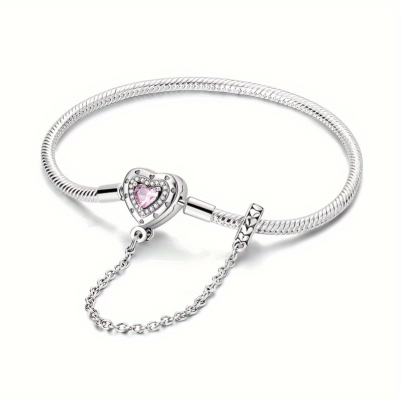 925 Sterling Silver Women's Elegant Love Infinity Safety - Temu United ...
