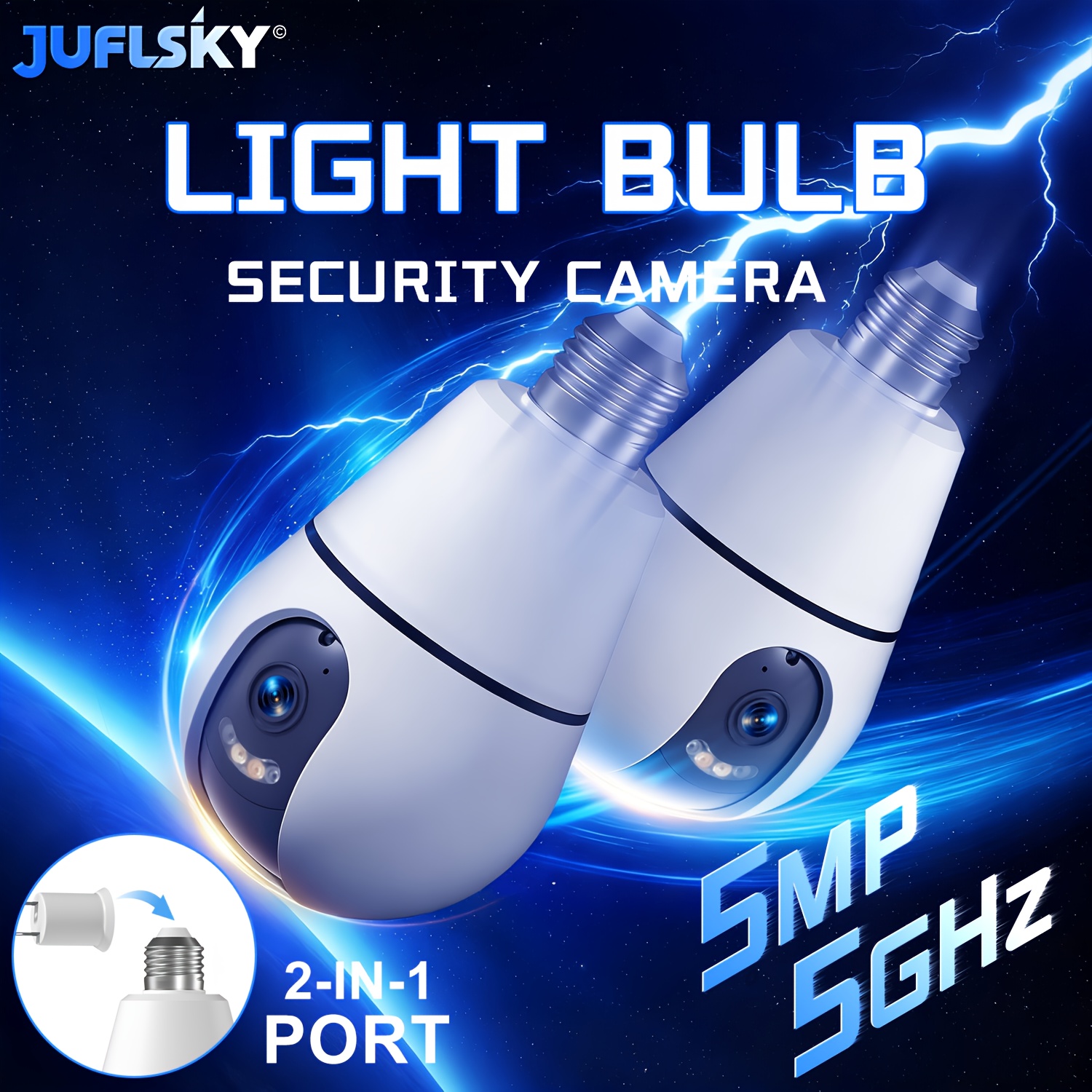 bulb security camera sold on Temu United States