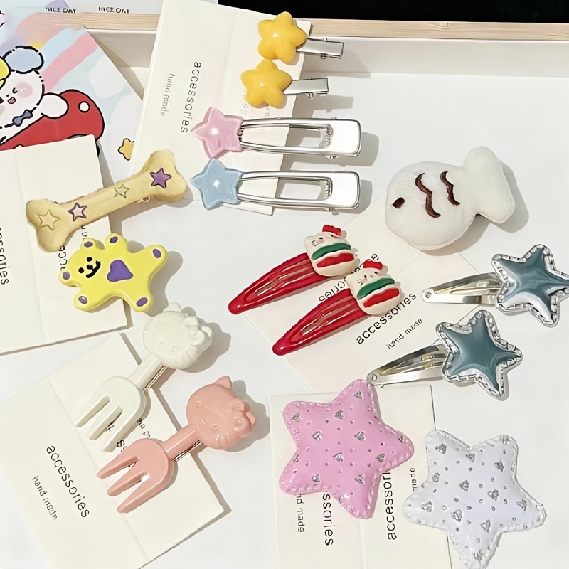 hair accessories clips sold on Temu United States