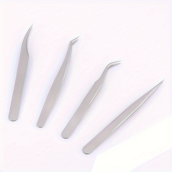Eyelash Extension Stainless Steel Straight/curved - Temu United