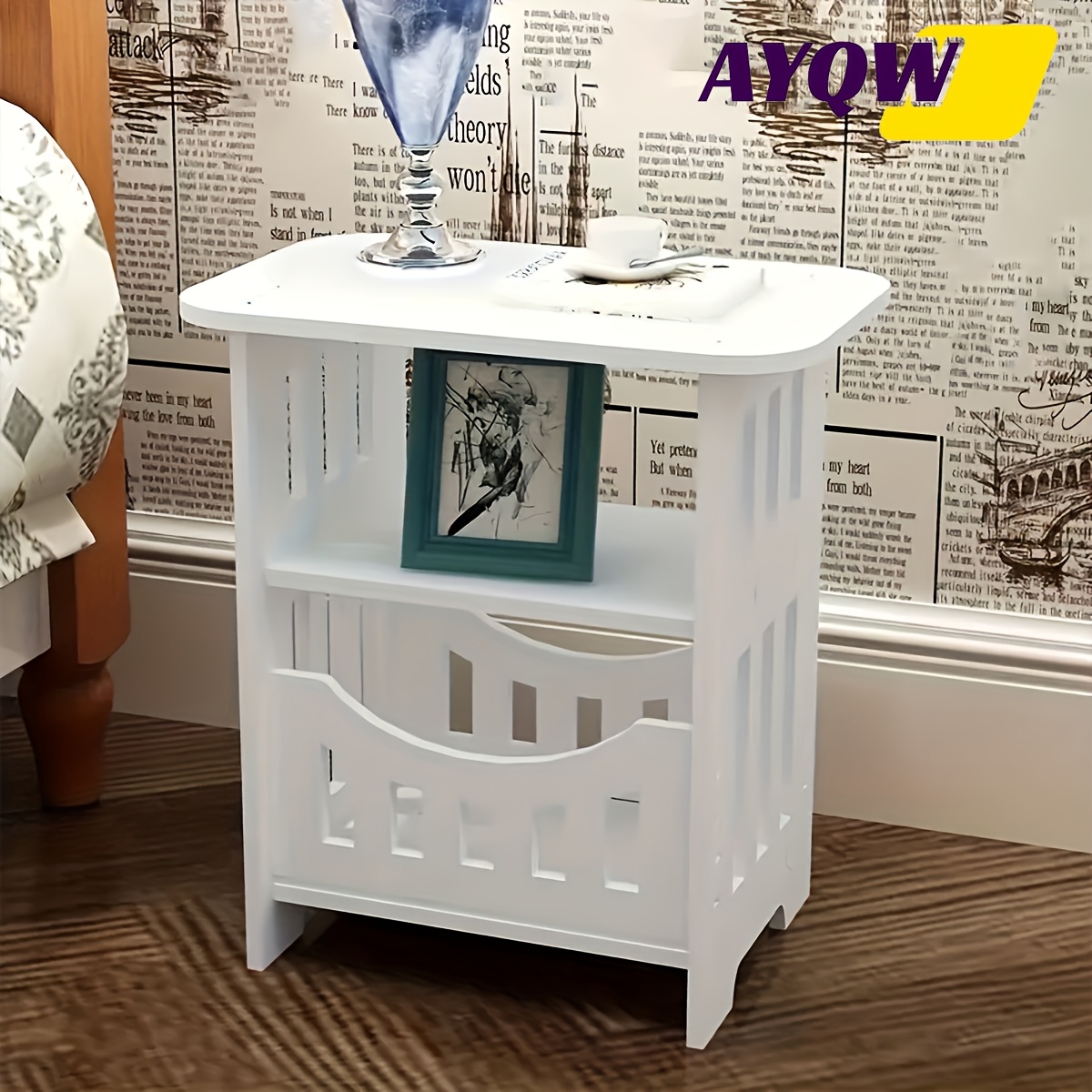bedside tables sold on Temu Canada