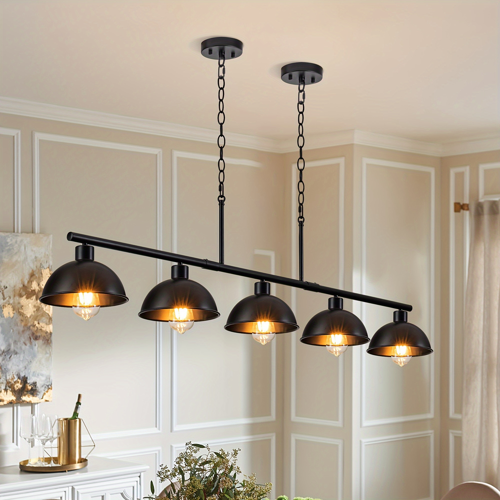 chandelier for dining table sold on Temu United States