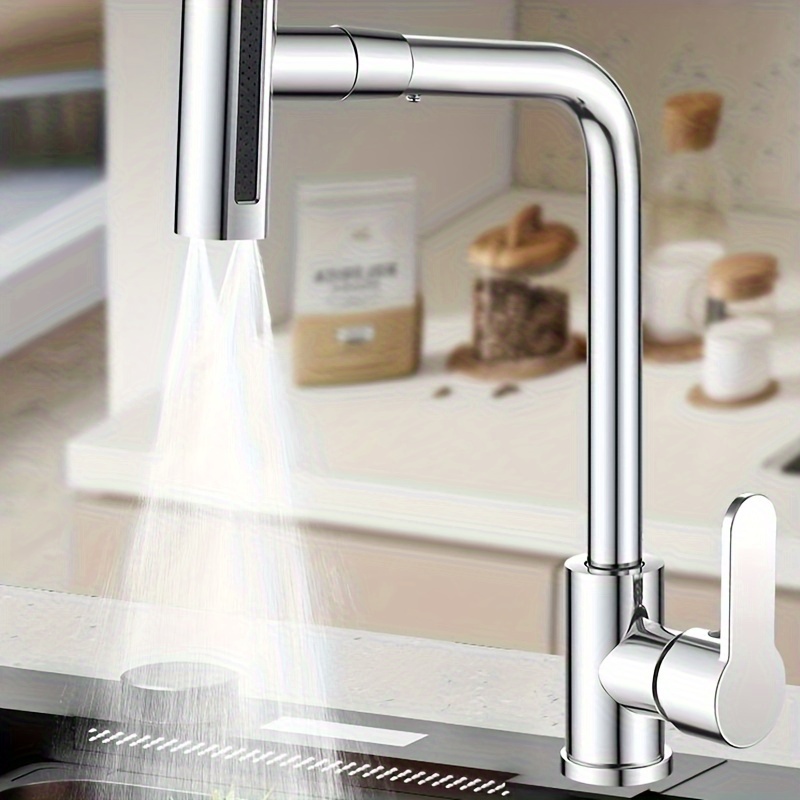 Kitchen Faucets Pull Sprayer Waterfall Kitchen Sink Faucet - Temu