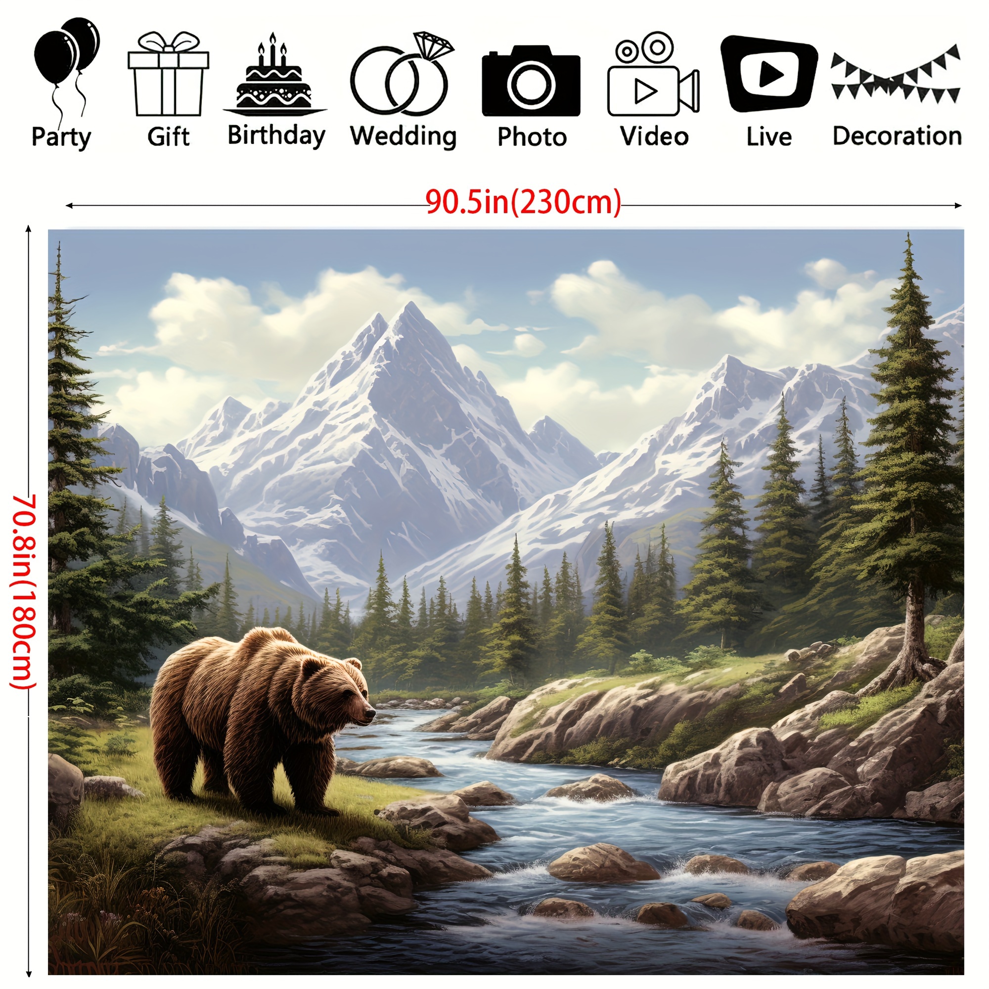 Bear Men Wild Bedroom Oil Painting - Temu Canada