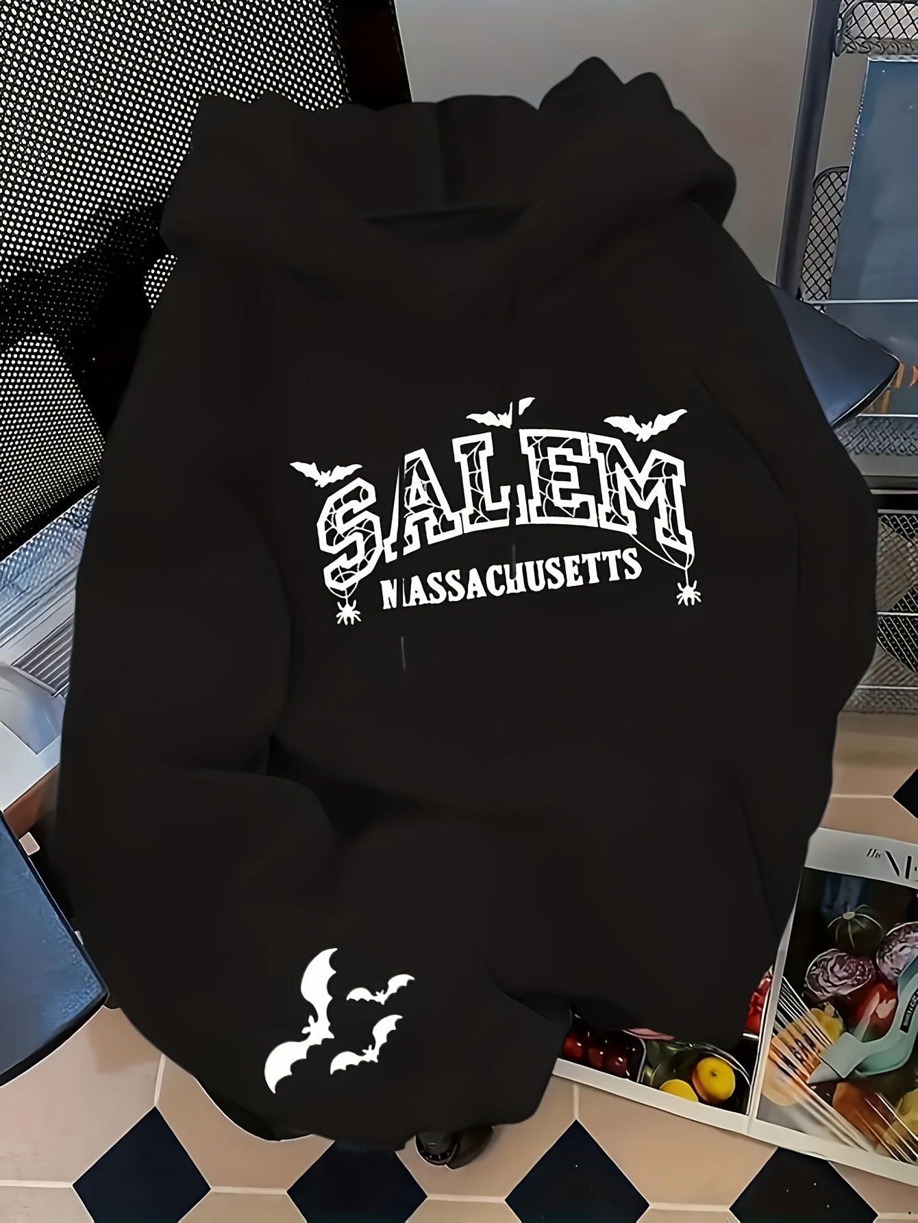 gothic hoodies sold on Temu United States
