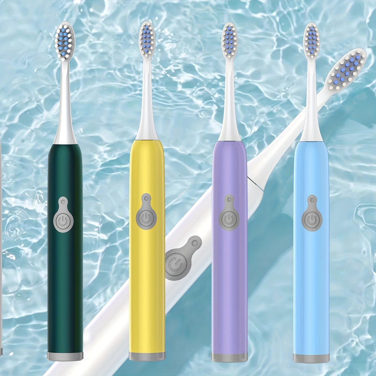 Adult Electric Toothbrush Set Rotating Nylon Bristles – Hard - Temu