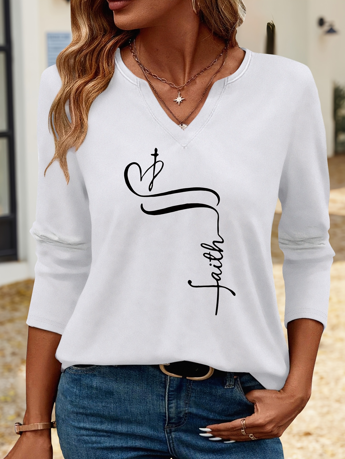 faith shirts sold on Temu United States