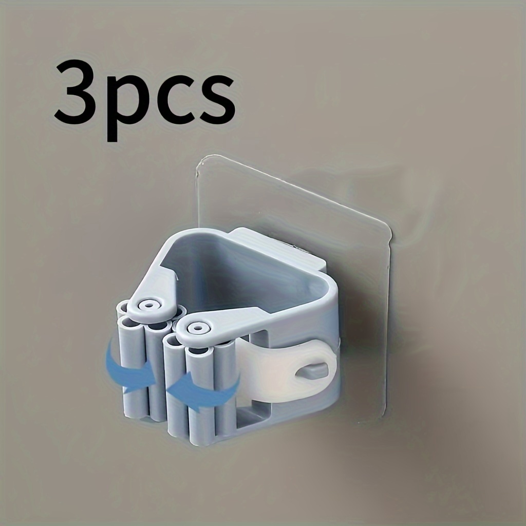 mop broom holder hook wall mounted broom clip self Temu United Kingdom