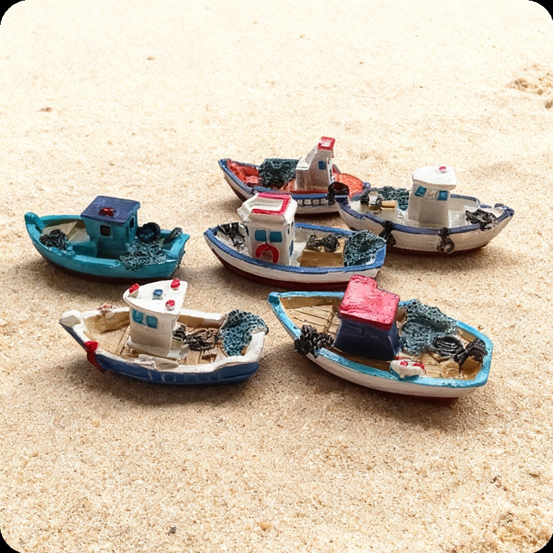 miniature boats sold on Temu United States