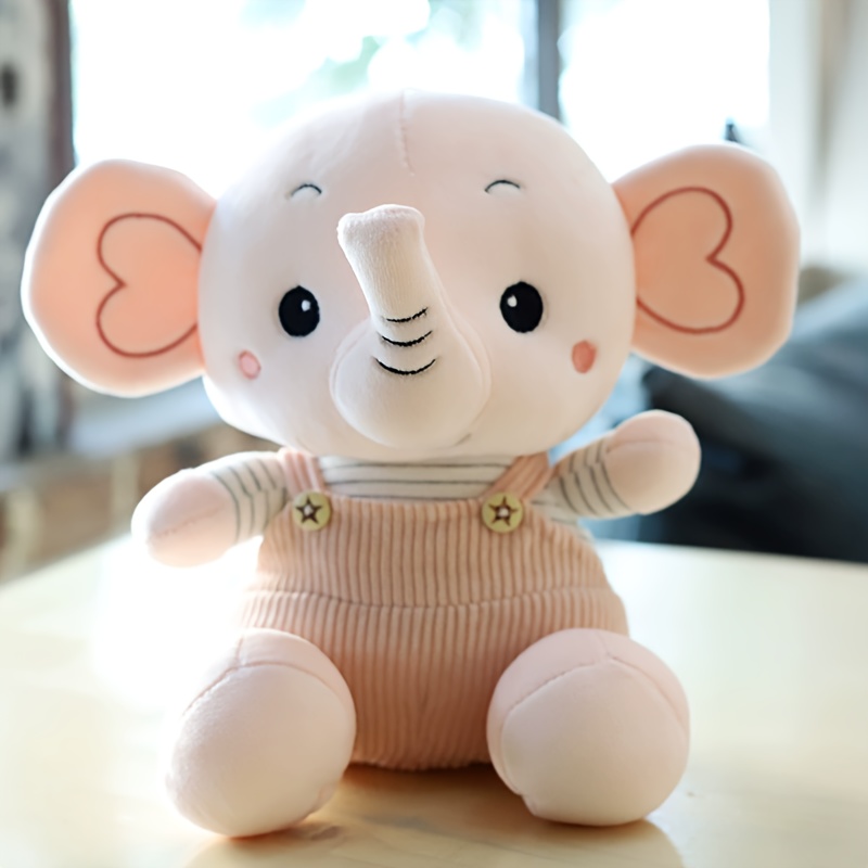 strawberry elephant plush sold on Temu United States