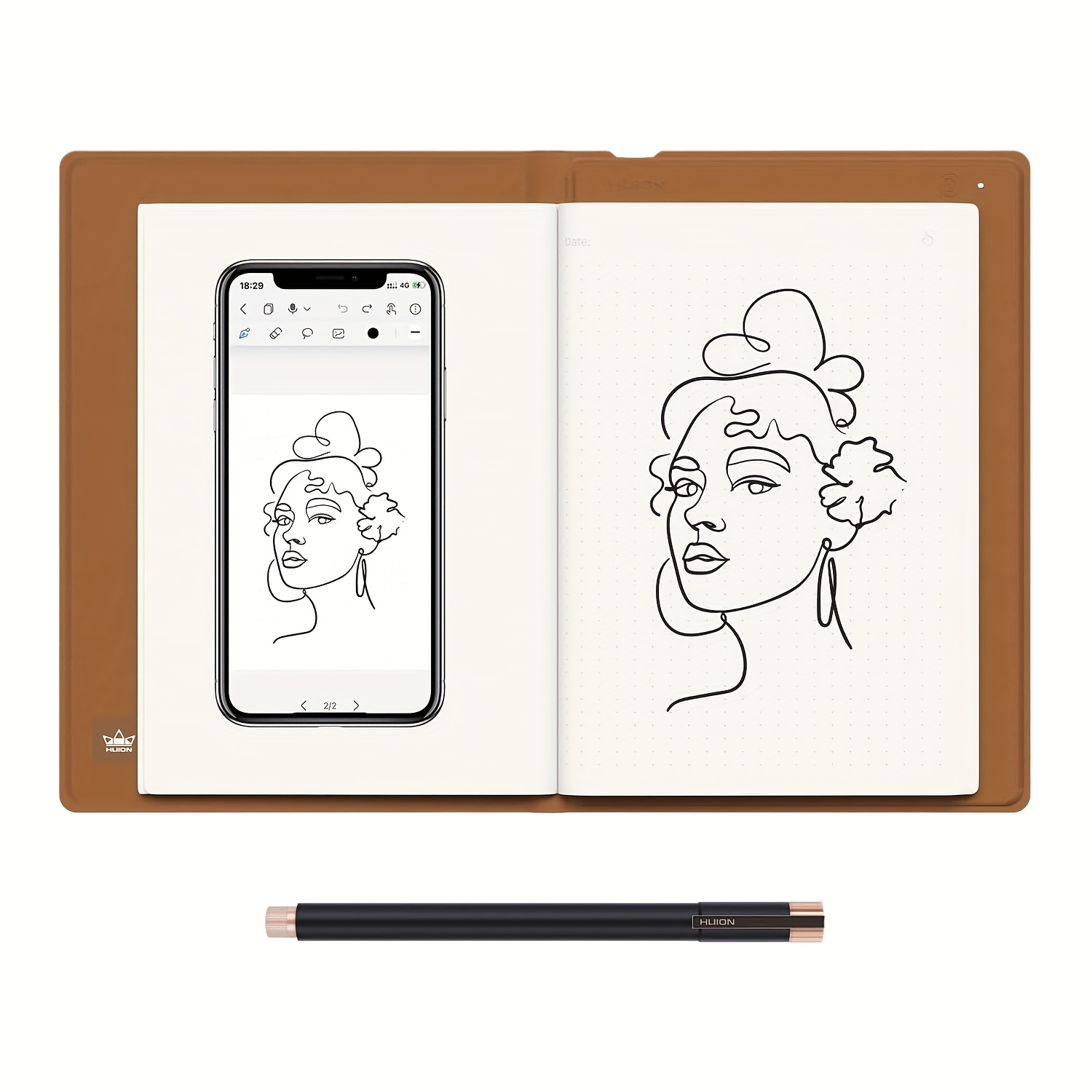 electronic paper tablet sold on Temu United States
