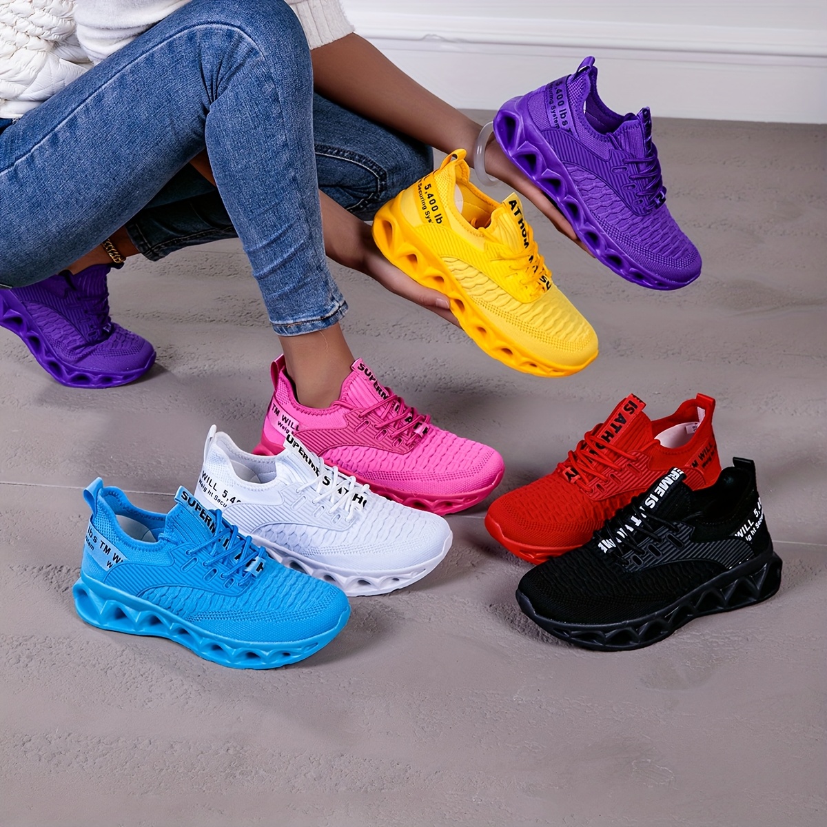 tennis shoes sold on Temu United States