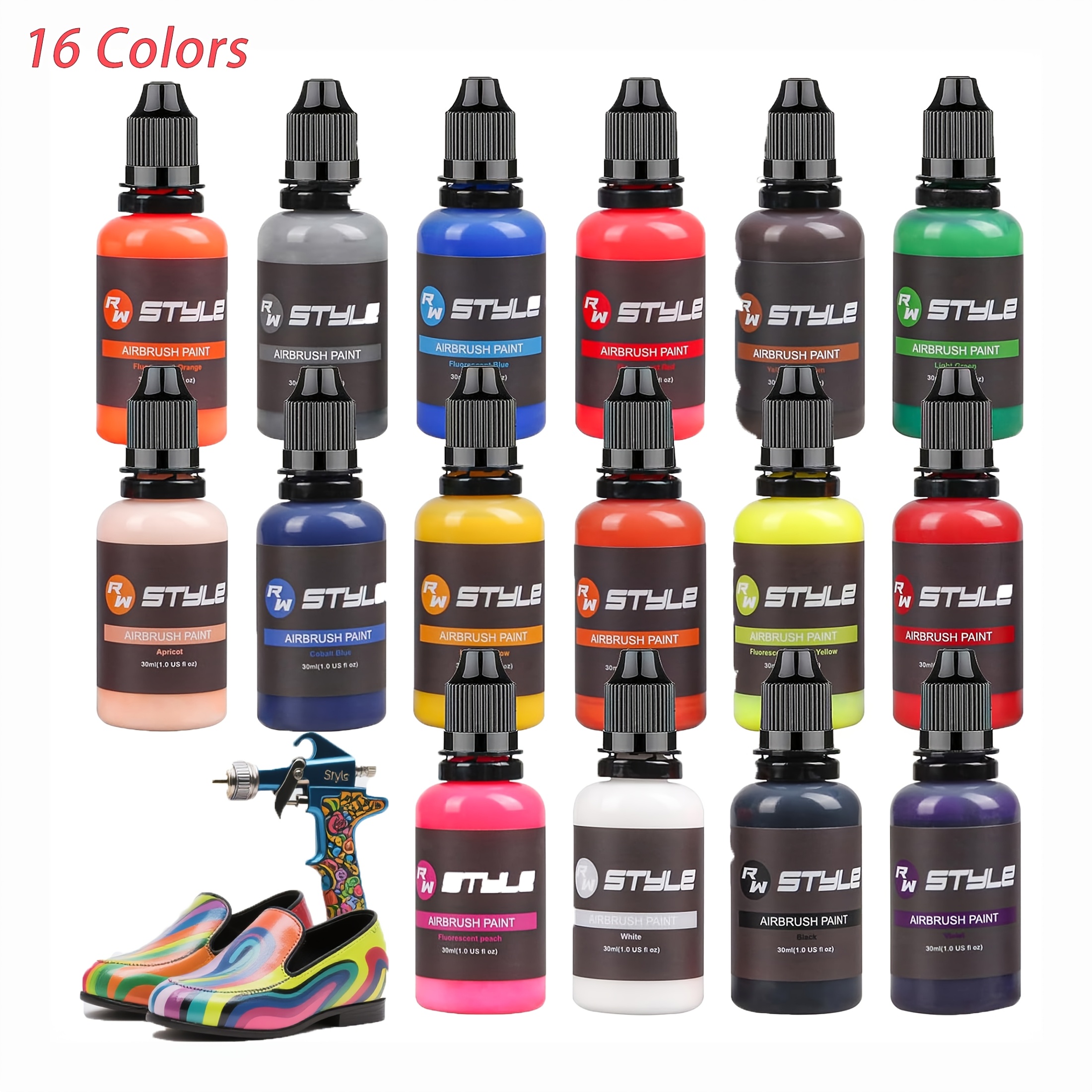 miniature paint set sold on Temu United States