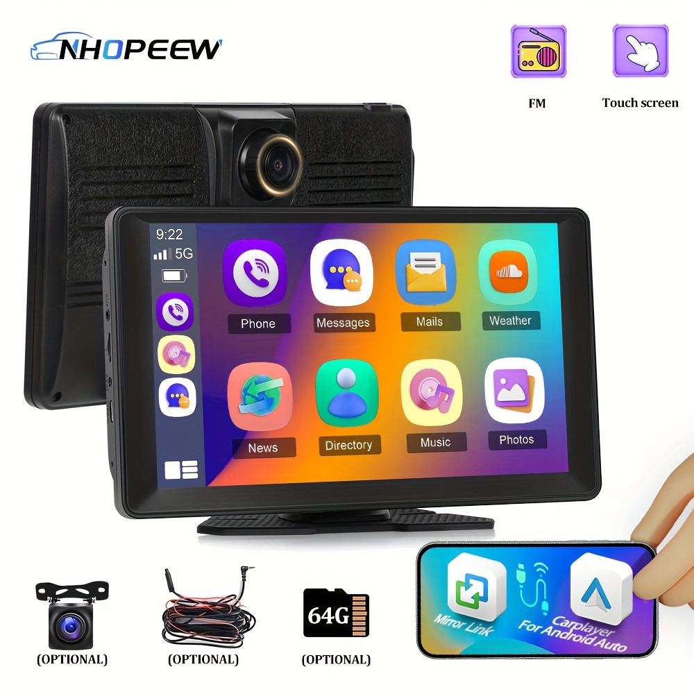 Lecteur Intelligent Portable Caméra Frontale 4k - Temu France