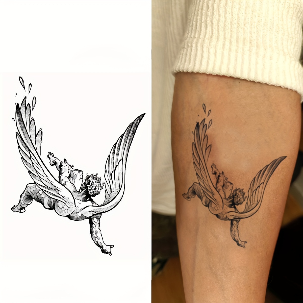 Fallen Angel Tattoo