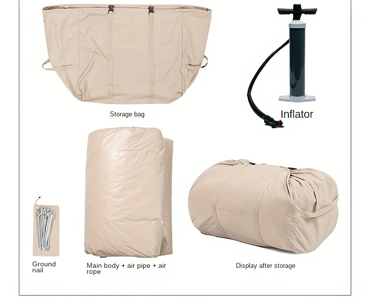 Fully Automatic Inflatable Tent Outdoor Thickened Rainproof Folding ...