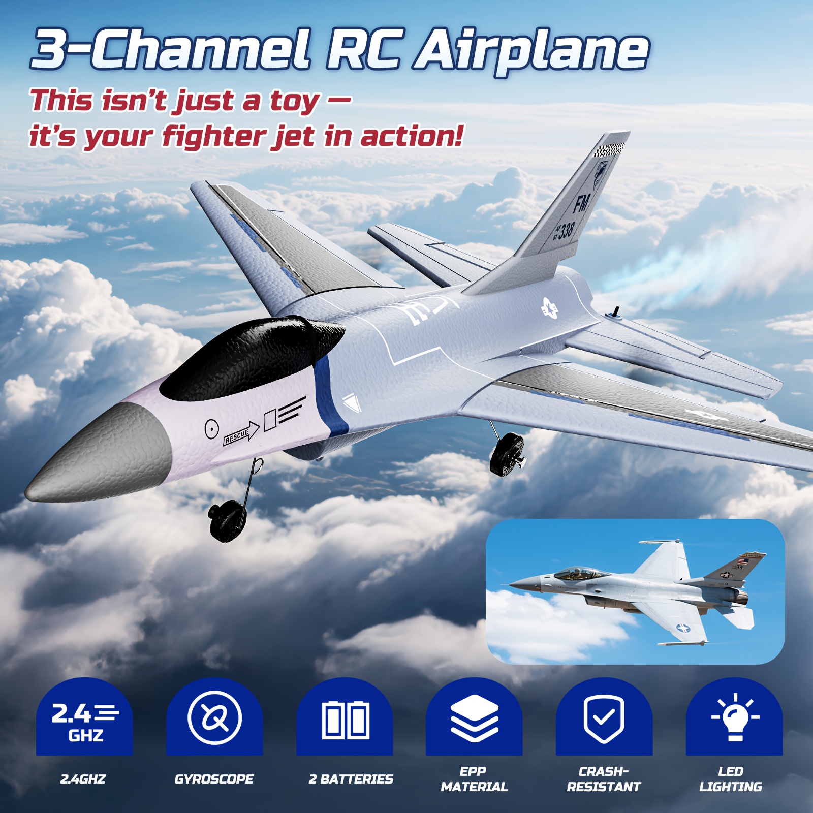 rc airplanes sold on Temu United States