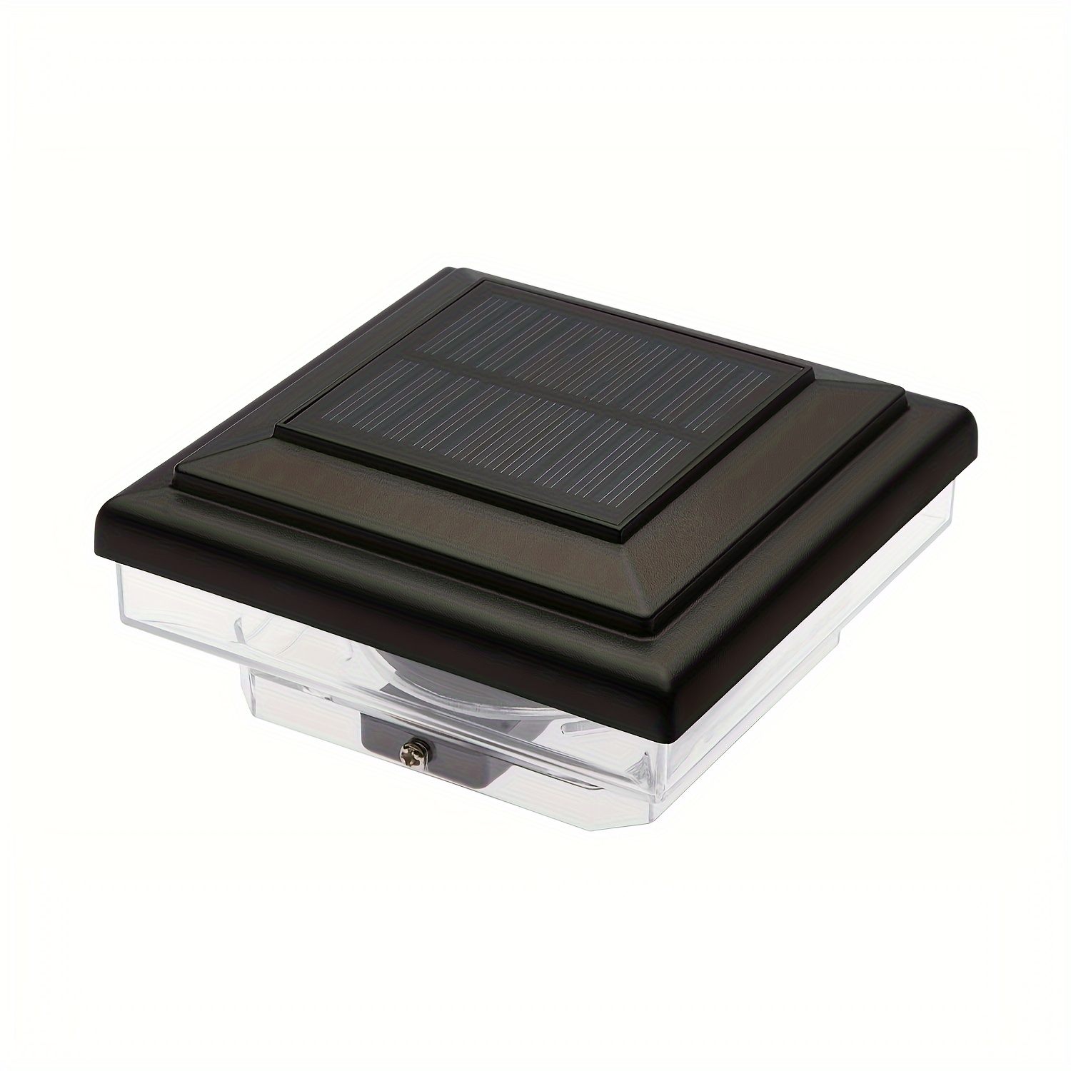 1 2pcs Solar Outdoor Deck Lamps Bright And Warm White Solar Deck Lamps ...