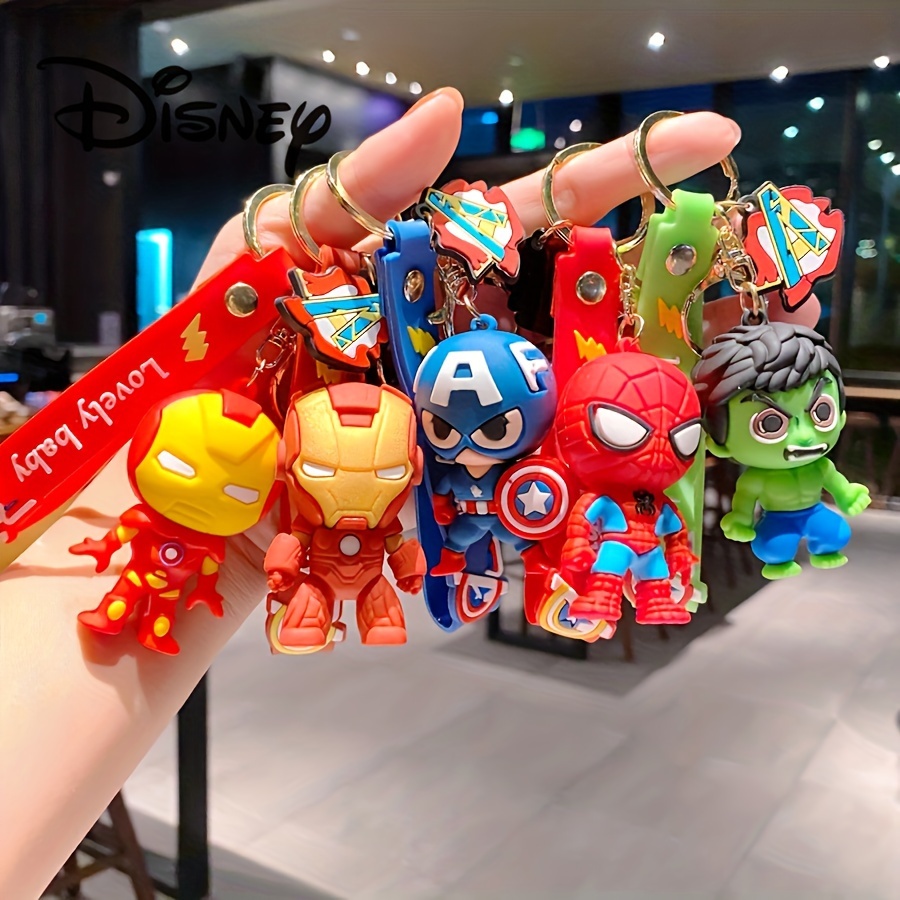 Avengers Super Hero Doll Car Keychain Iron Man Spider - Temu