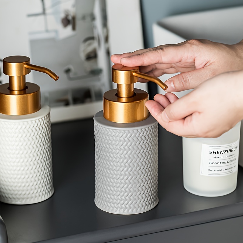 Ceramic Soap Dispensers Refillable Lotion Shampoo Pump - Temu