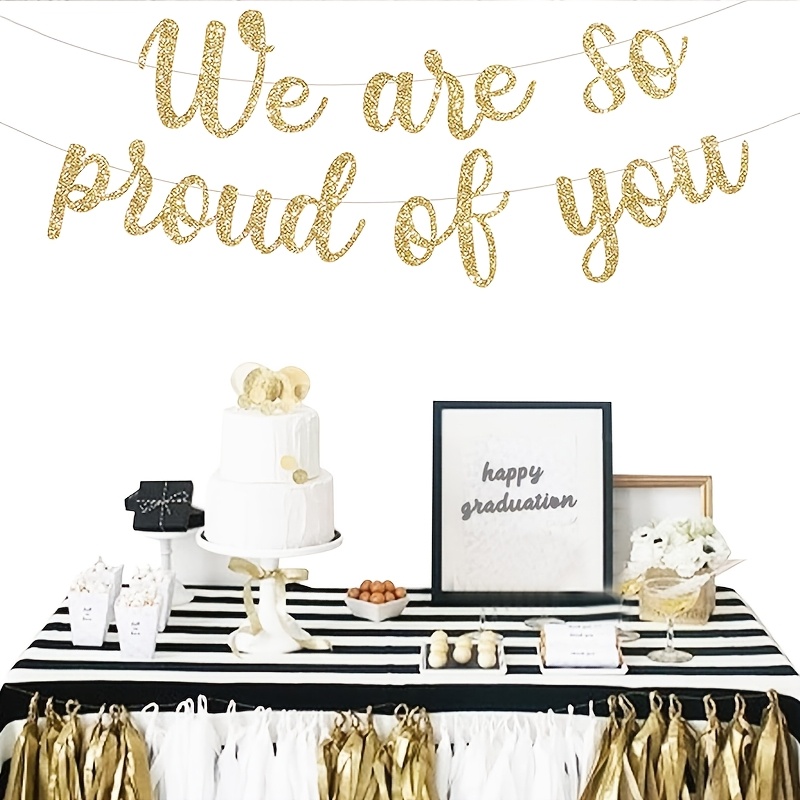 graduation banners sold on Temu United States