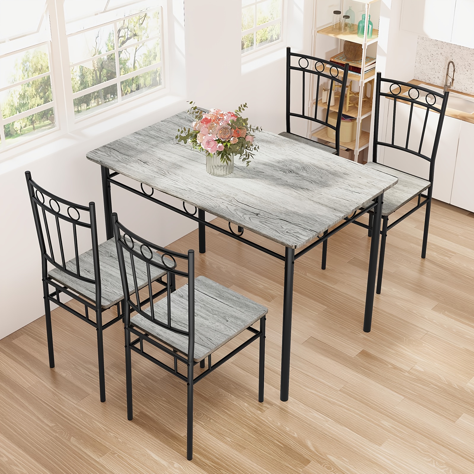 dining table and chair set sold on Temu United States
