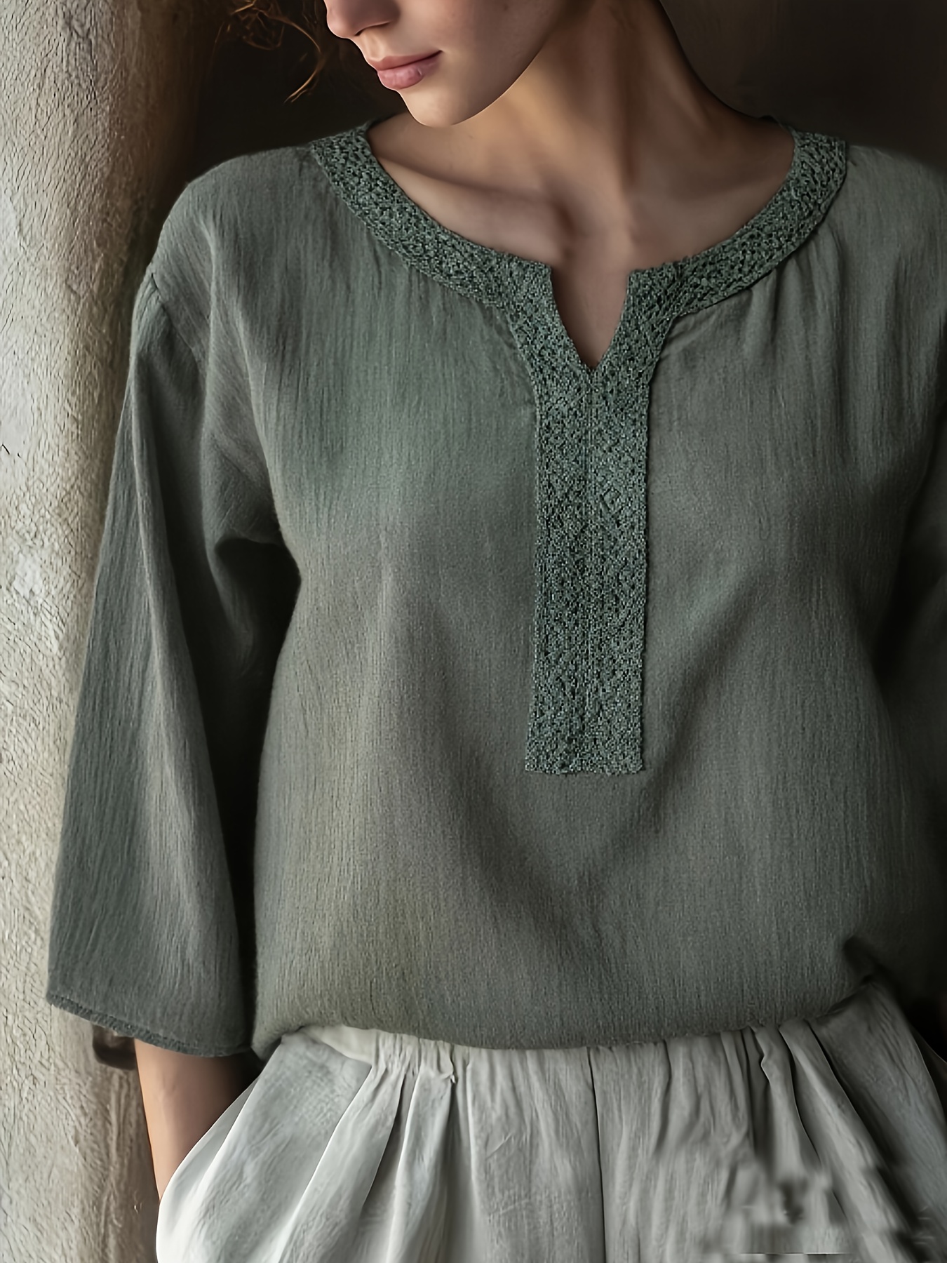 womens linen shirt - Kazakhstan