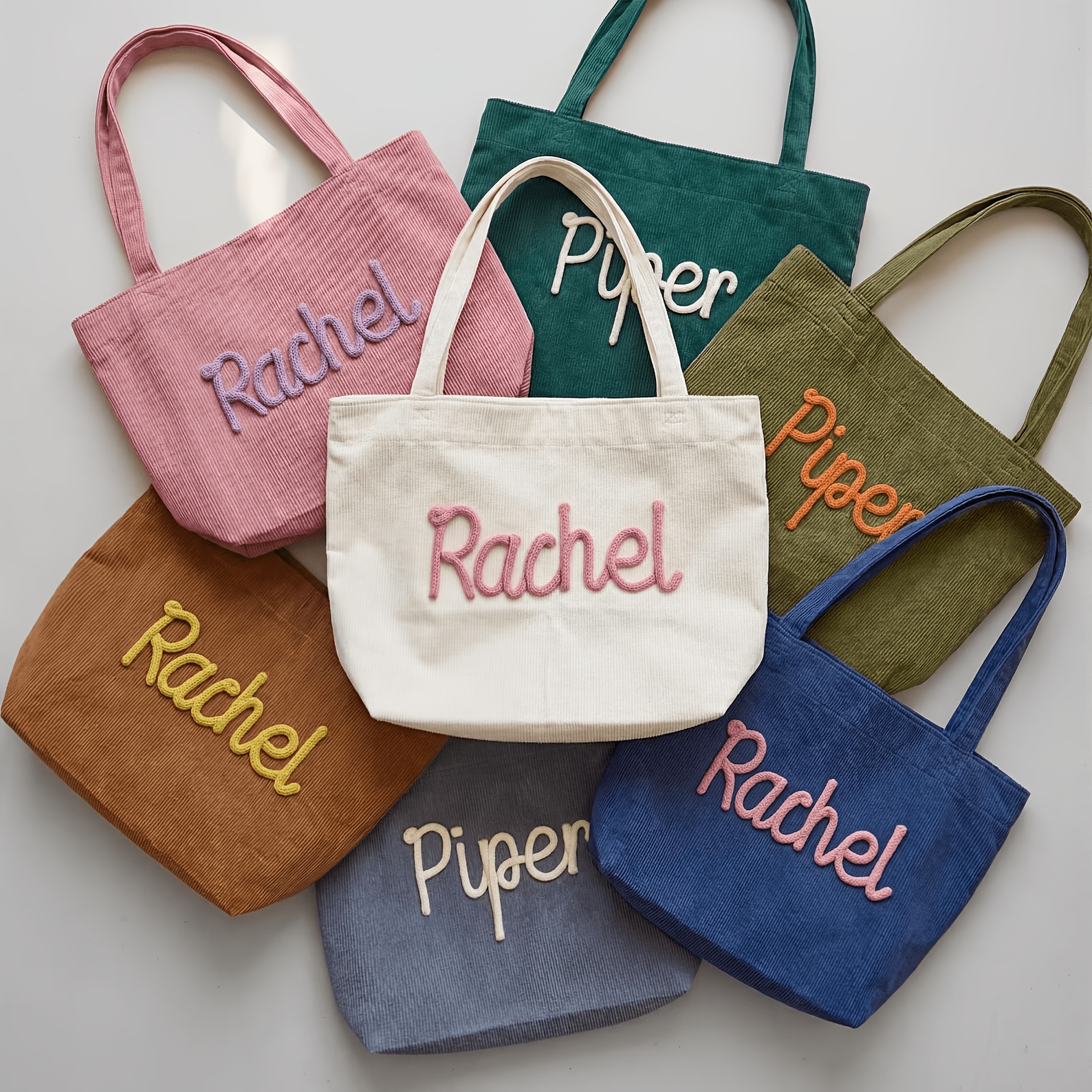 personalized tote bag sold on Temu United States