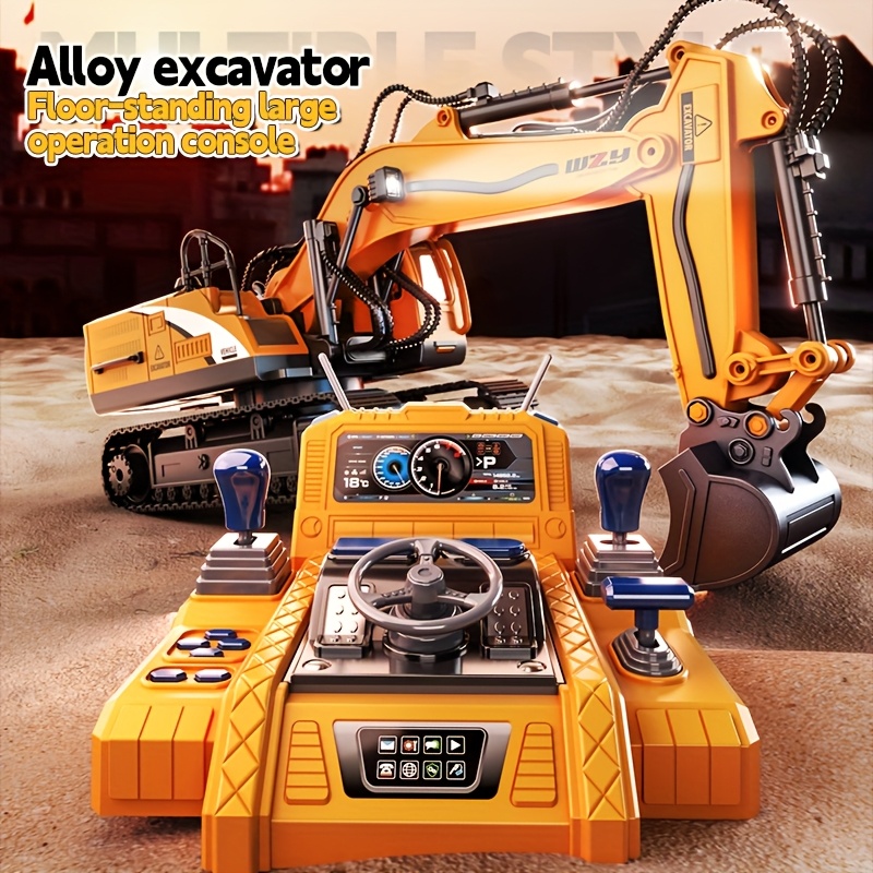 remote control excavator sold on Temu Australia