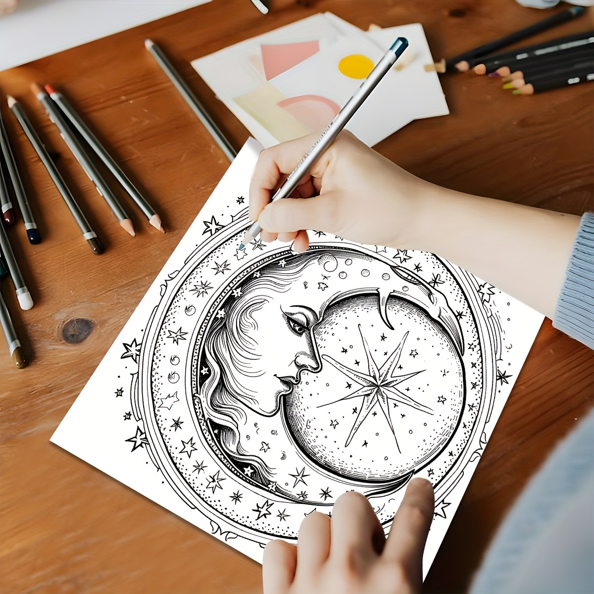 Deluxe Adult Coloring Book 20 Pages - Temu