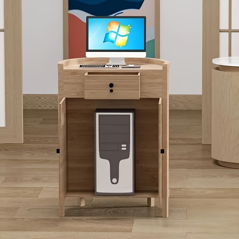 Rattan Cabinet Storage Modern Desk Table Accent Console - Temu