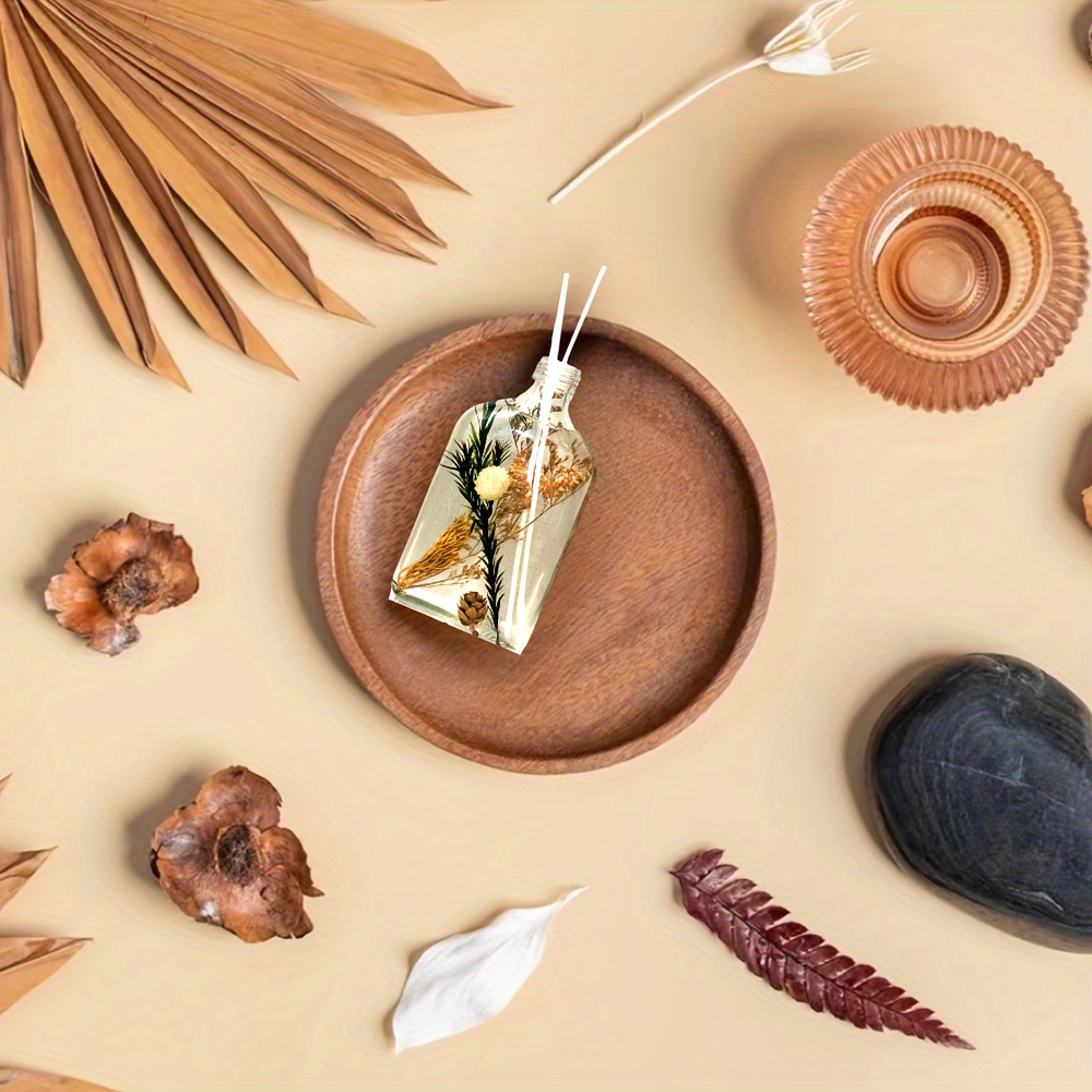 10-pack 8.45oz Aromatherapy Diffuser Bottles With Dried Flowers ...