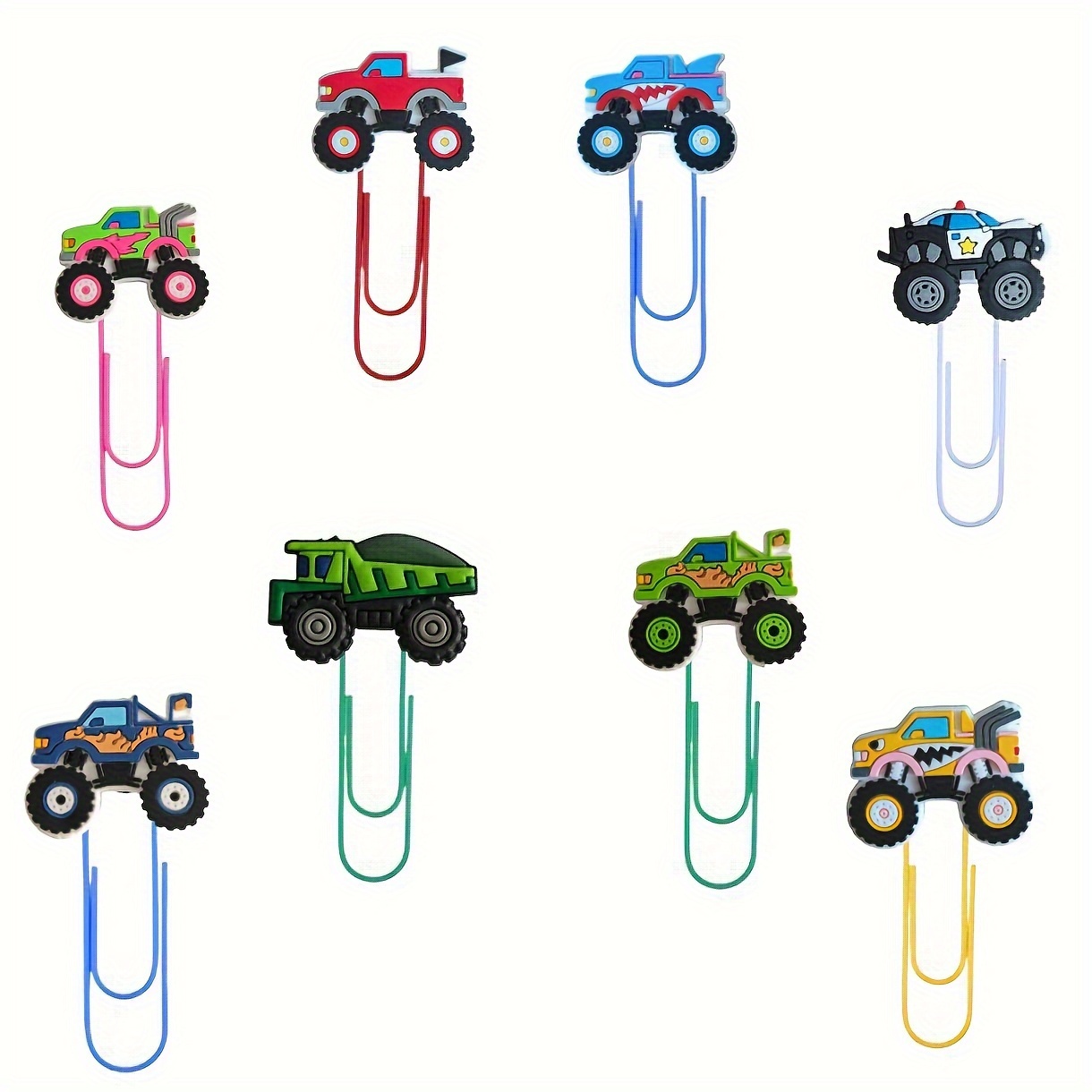 Cute Cartoon Paper Clips Colorful Office Supplies - Temu Australia