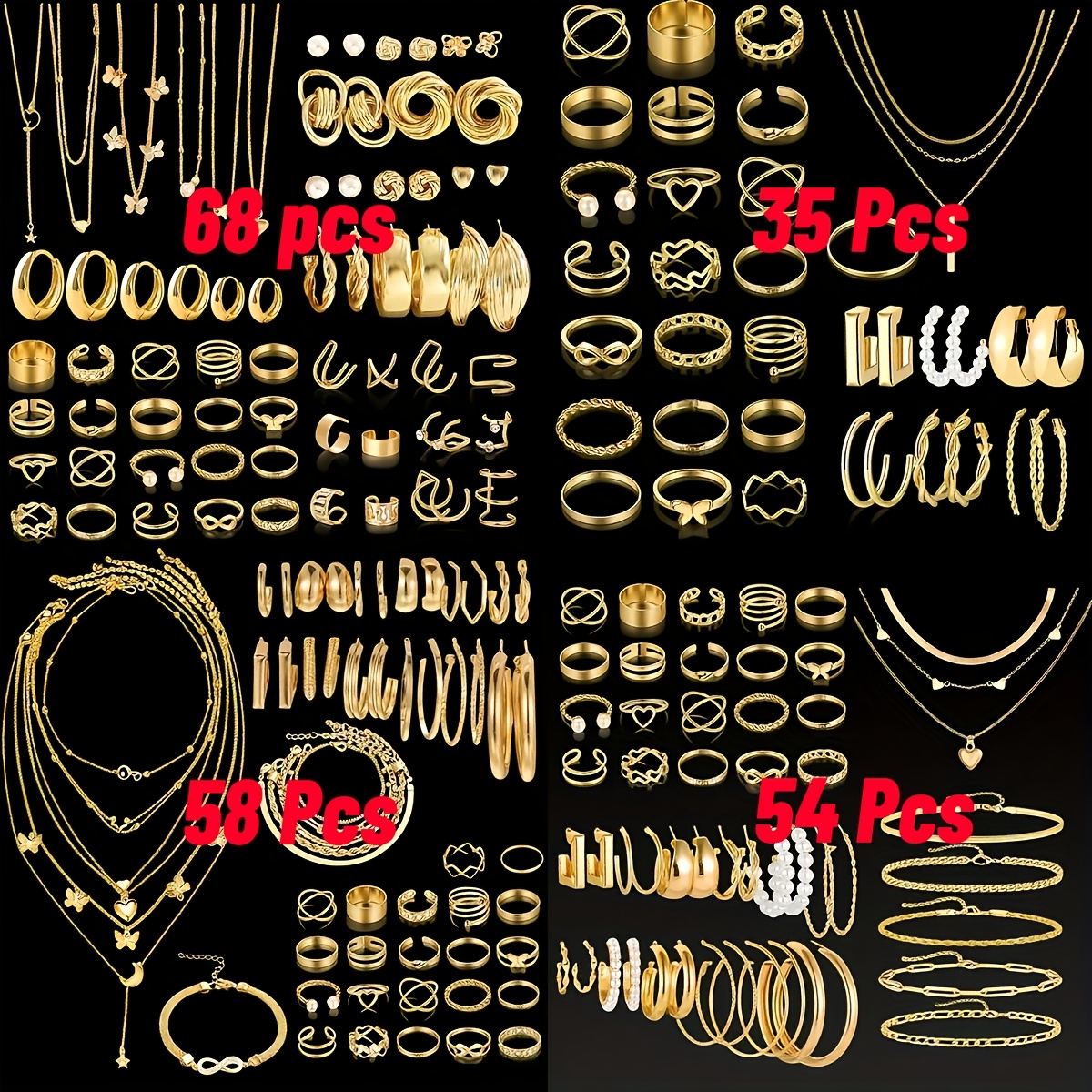 jewelry sold on Temu United States