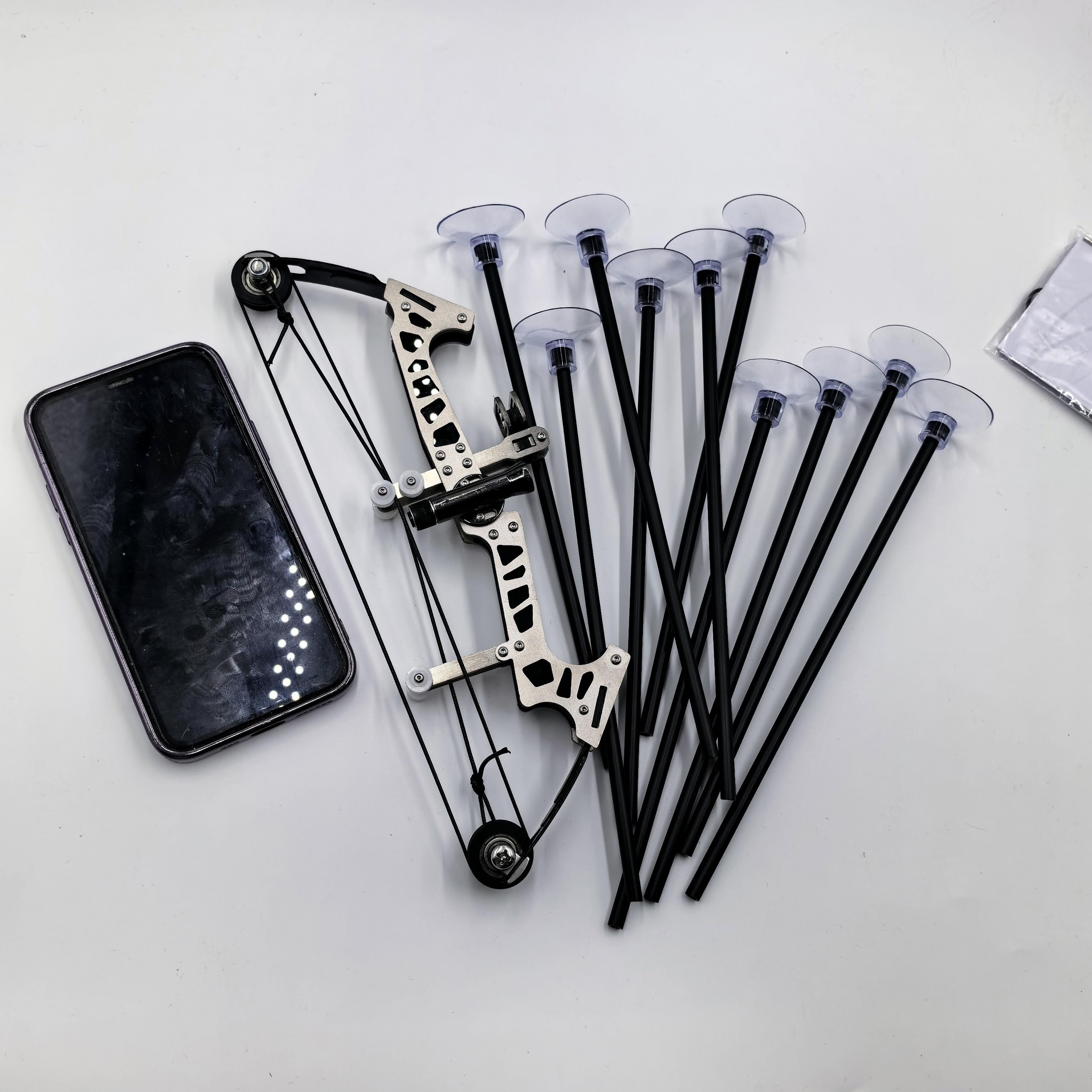 Stainless Steel Mini Bow Set Compact Composite Recurve Design With ...