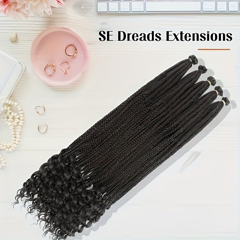 Box Braided Dreadlock Extensions Men Pre - Temu