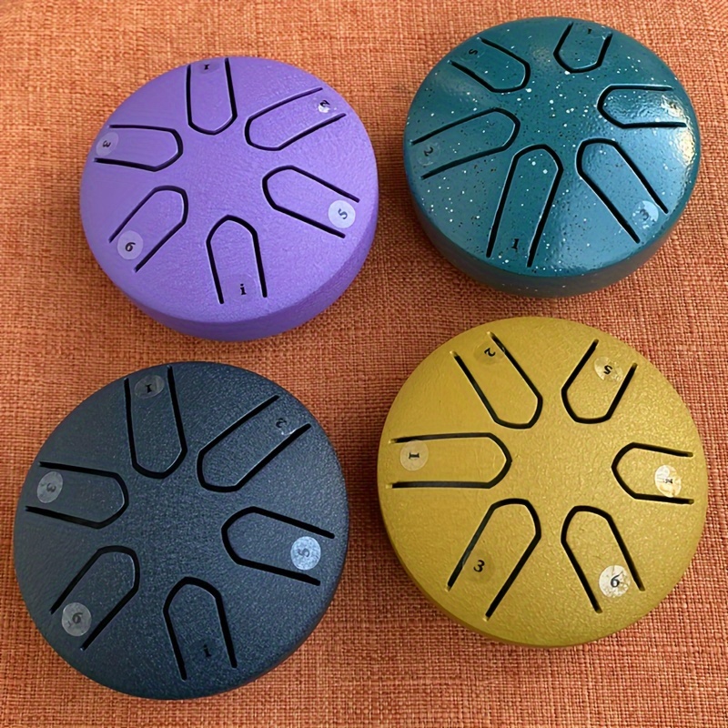 Steel Tongue Drum Drum 6 tone Steel Tongue Drum - Temu