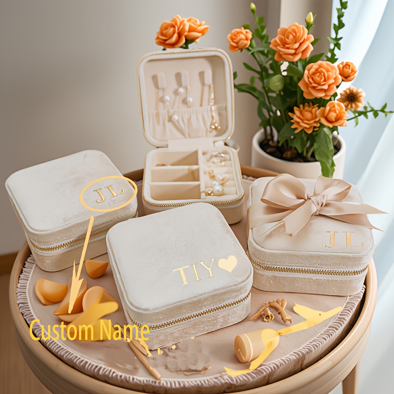 personalized jewelry boxes sold on Temu United States