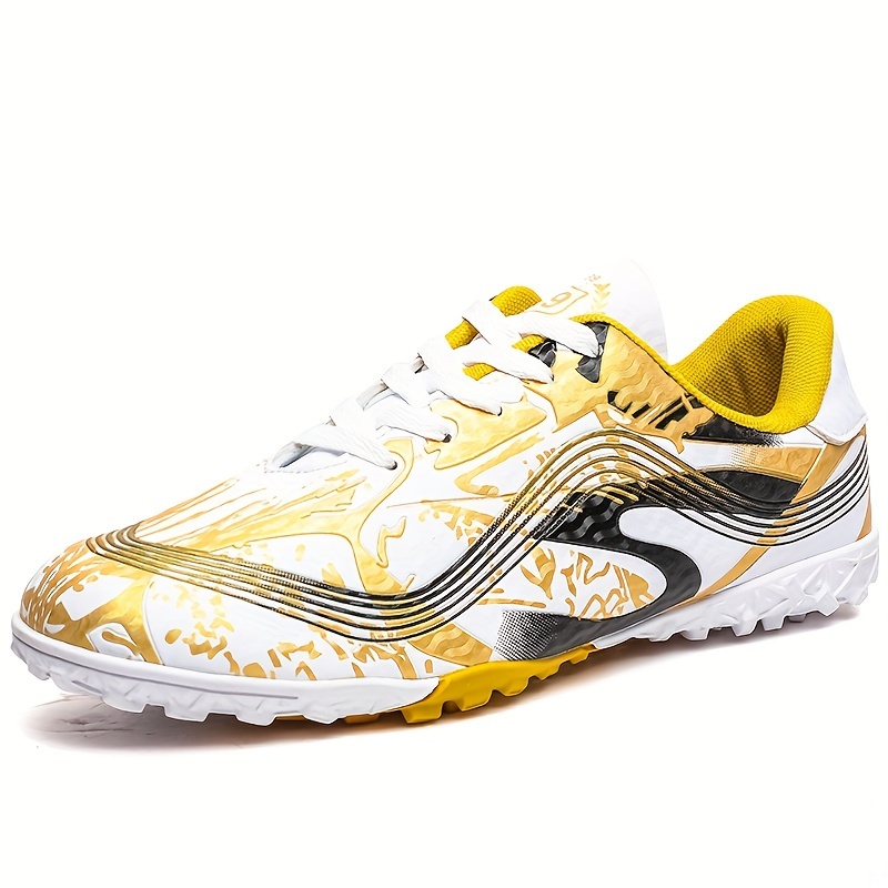 Mens Turf Football Boots Professional Outdoor Anti Skid Breathable Lace ...