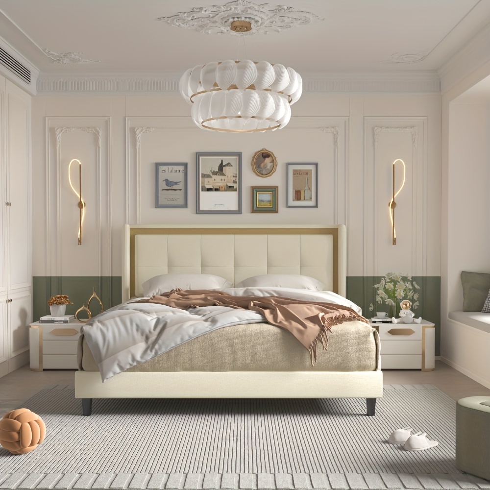 queen size bed frame headboard - Temu