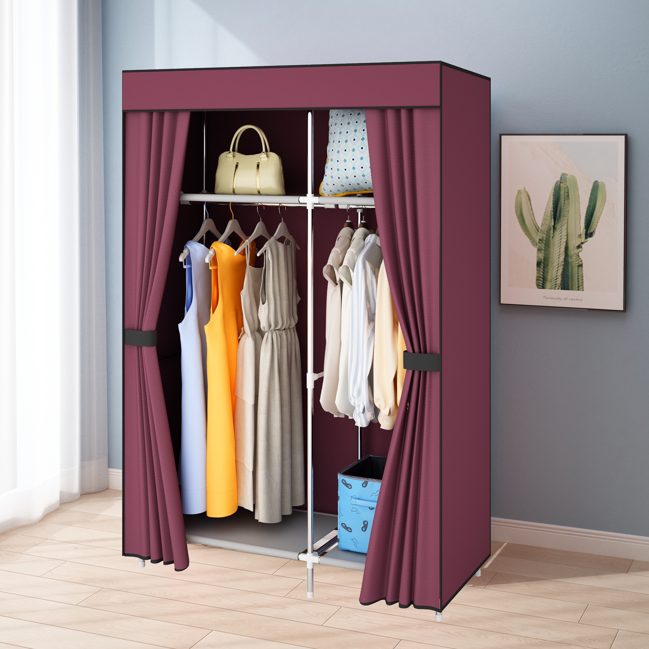 Simple Clothes Storage Wardrobe Dustproof Cover Easy - Temu United Kingdom