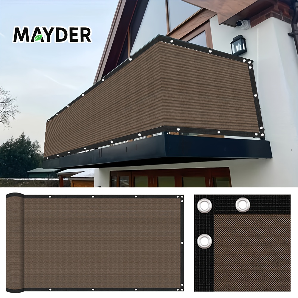 balcony privacy screen cover sold on Temu United States