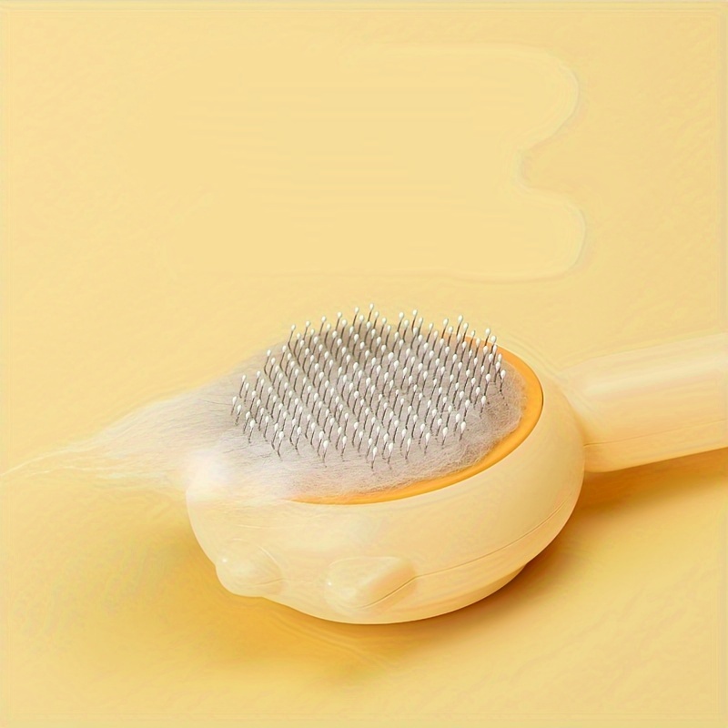 Pet Grooming Comb Cats Gentle Deshedding Brush Plastic - Temu